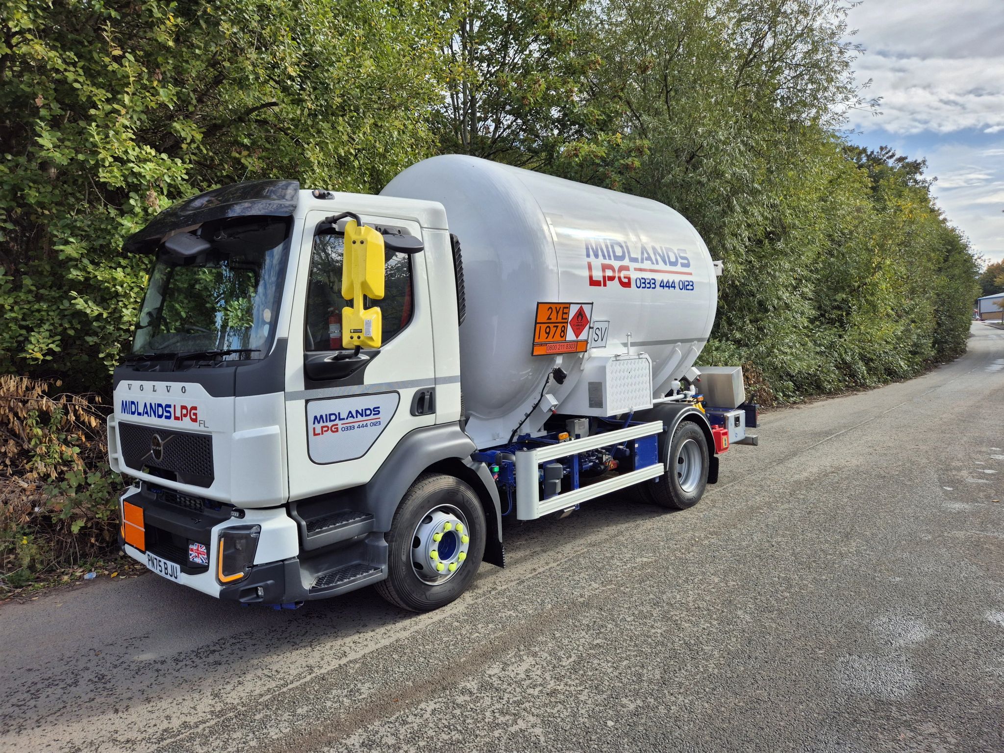 Lakeland Tankers workshop showing Leyland chassis with tanks being fitted